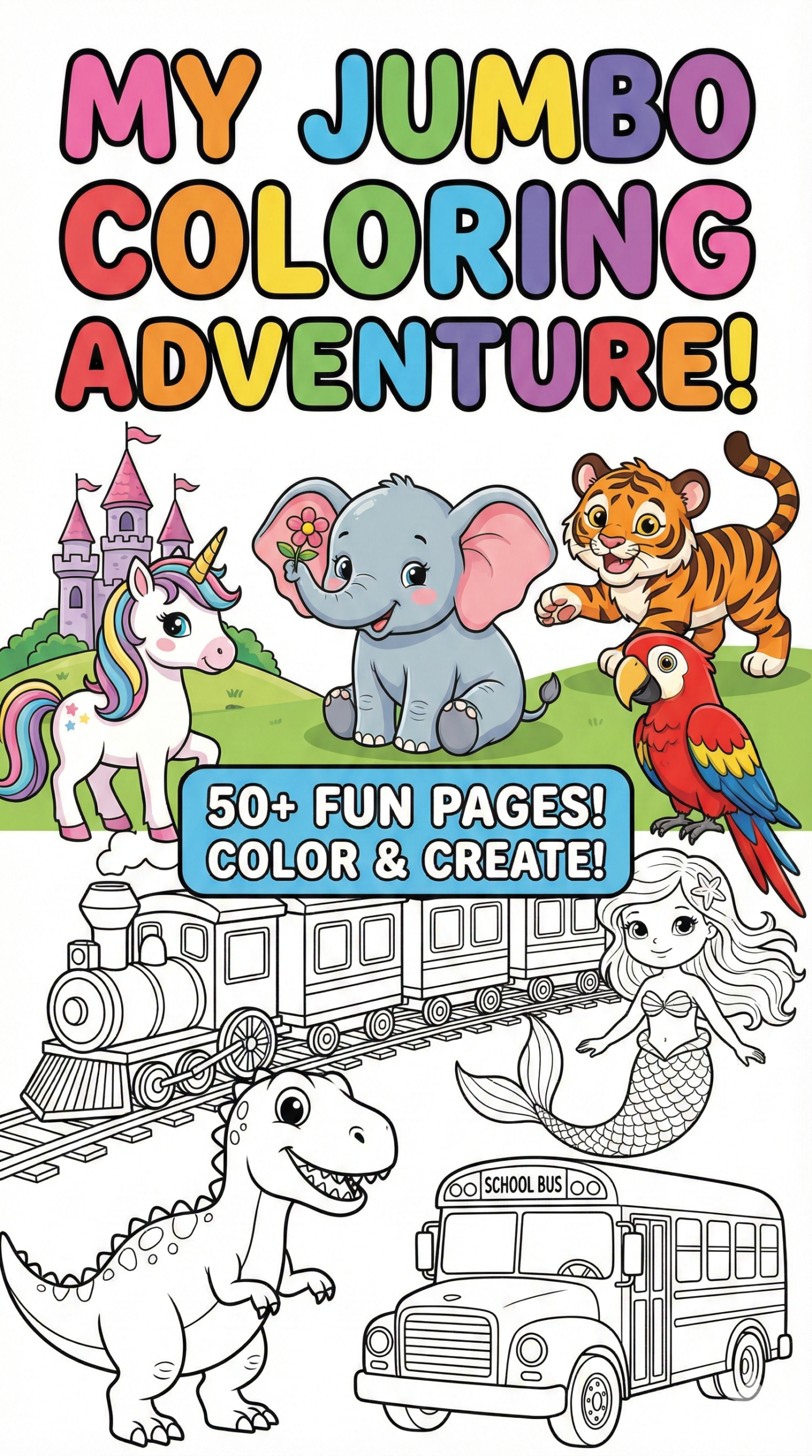 My Jumbo Coloring Adventure Ebook - Cweb AI Technologies